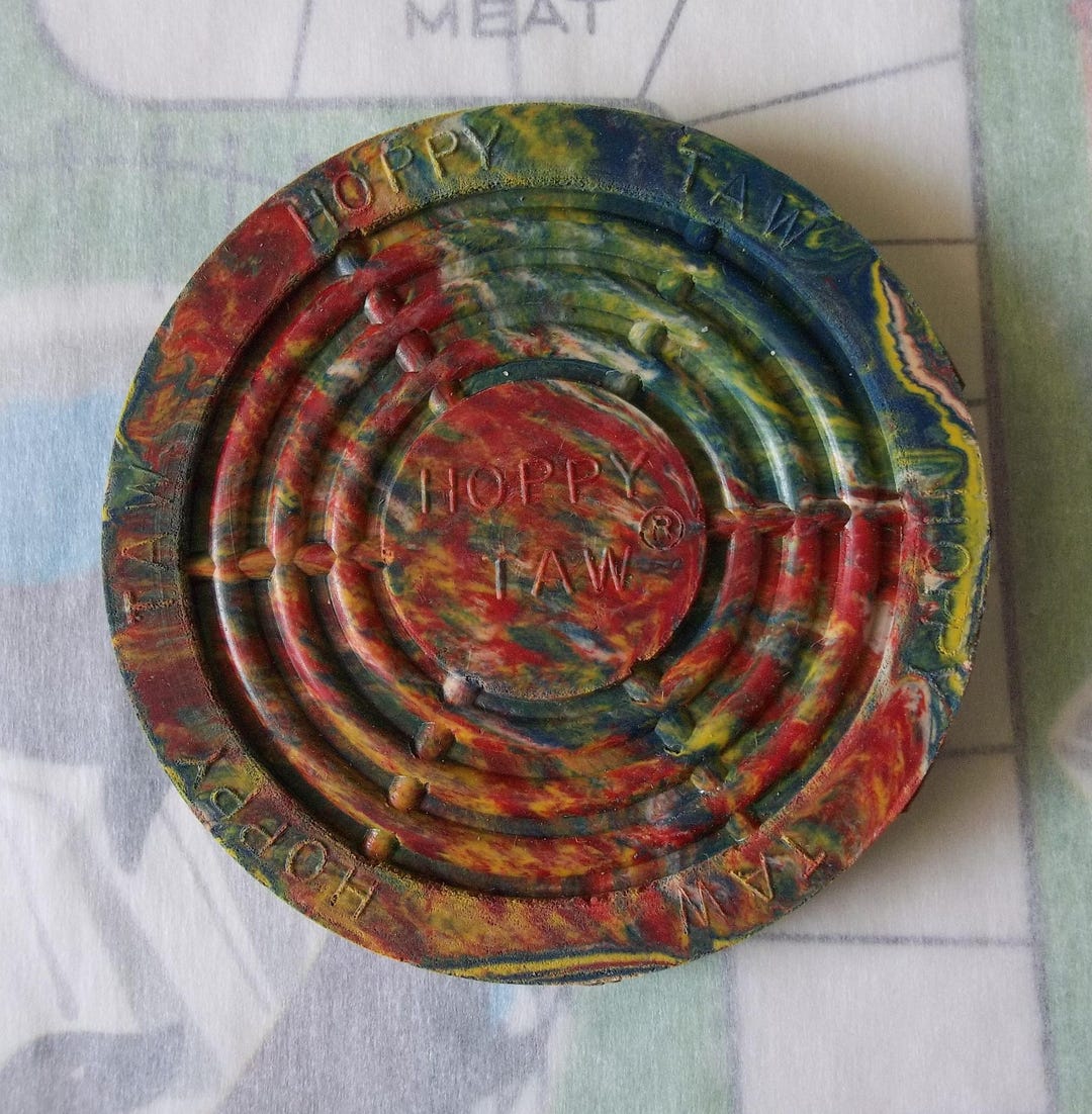 Official Hoppy Taw R Hopscotch Game Marker / Retro / Mixed Colors ...