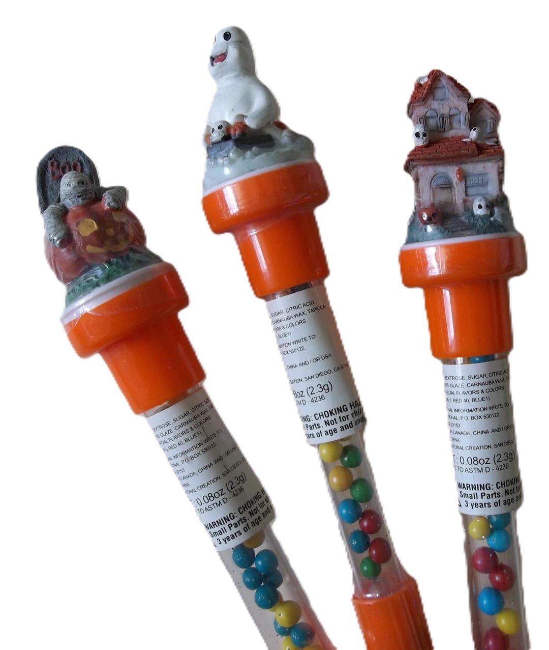 Vintage / Halloween Candy Novelties / Three Items / Pens / Stamps ...