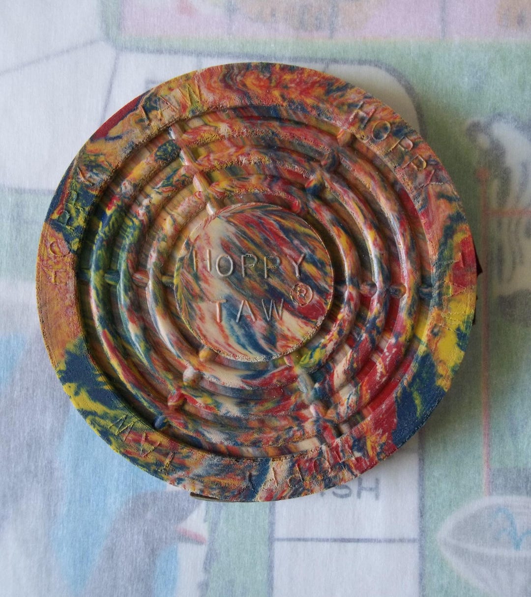 Official Hoppy Taw R Hopscotch Game Marker / Retro / Mixed Colors ...