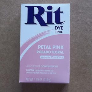 Rit (R) Dye Tint / Petal Pink / Rosado Floral - Etsy