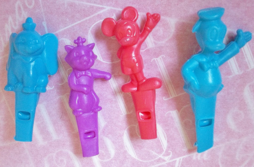 Vintage / Plastic Toy Whistles / Made in Hong Kong / Donald Duck ...