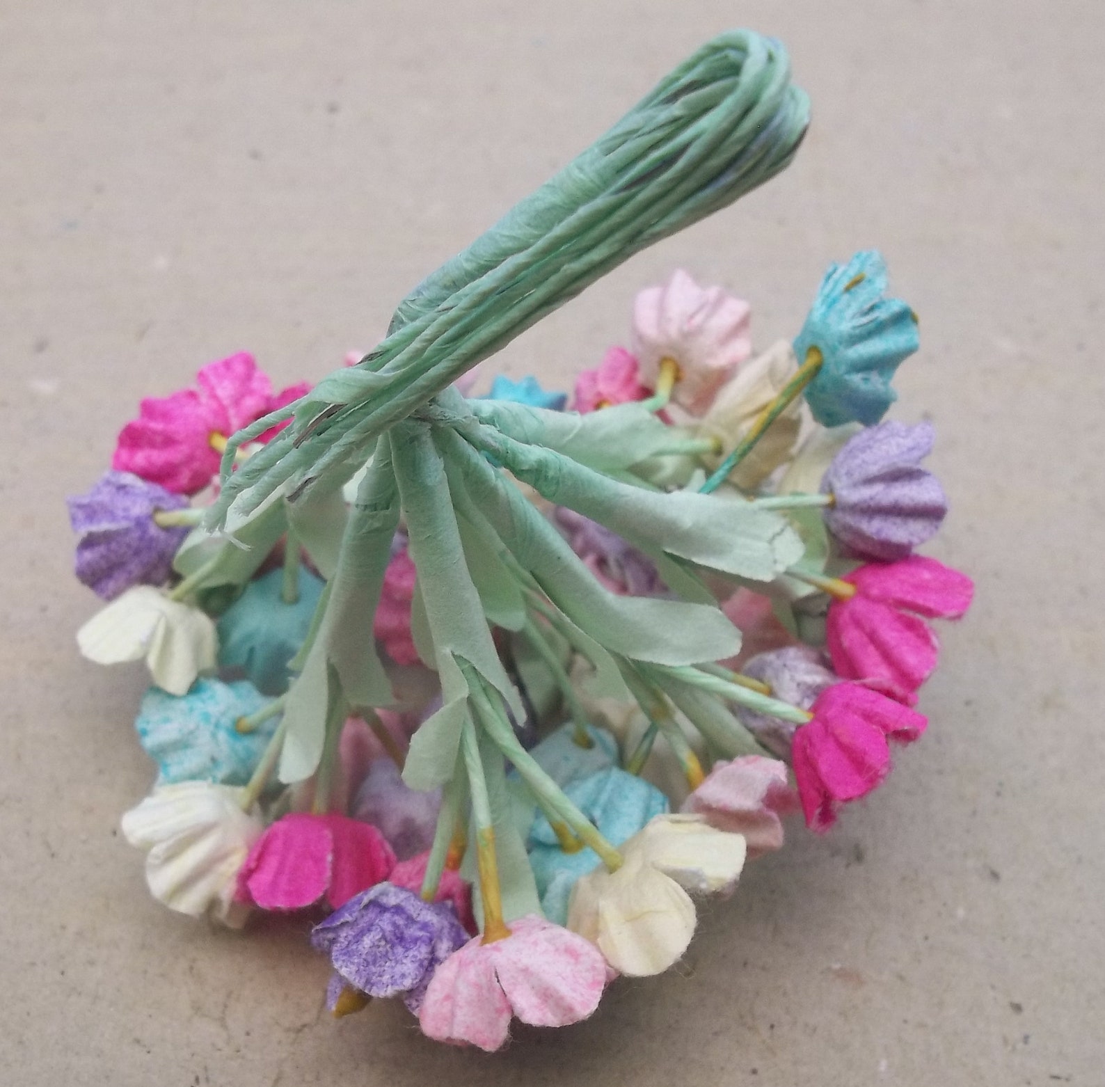 Vintage / Forget-me-not Flowers / Five Items / Bouquets / Millinery ...