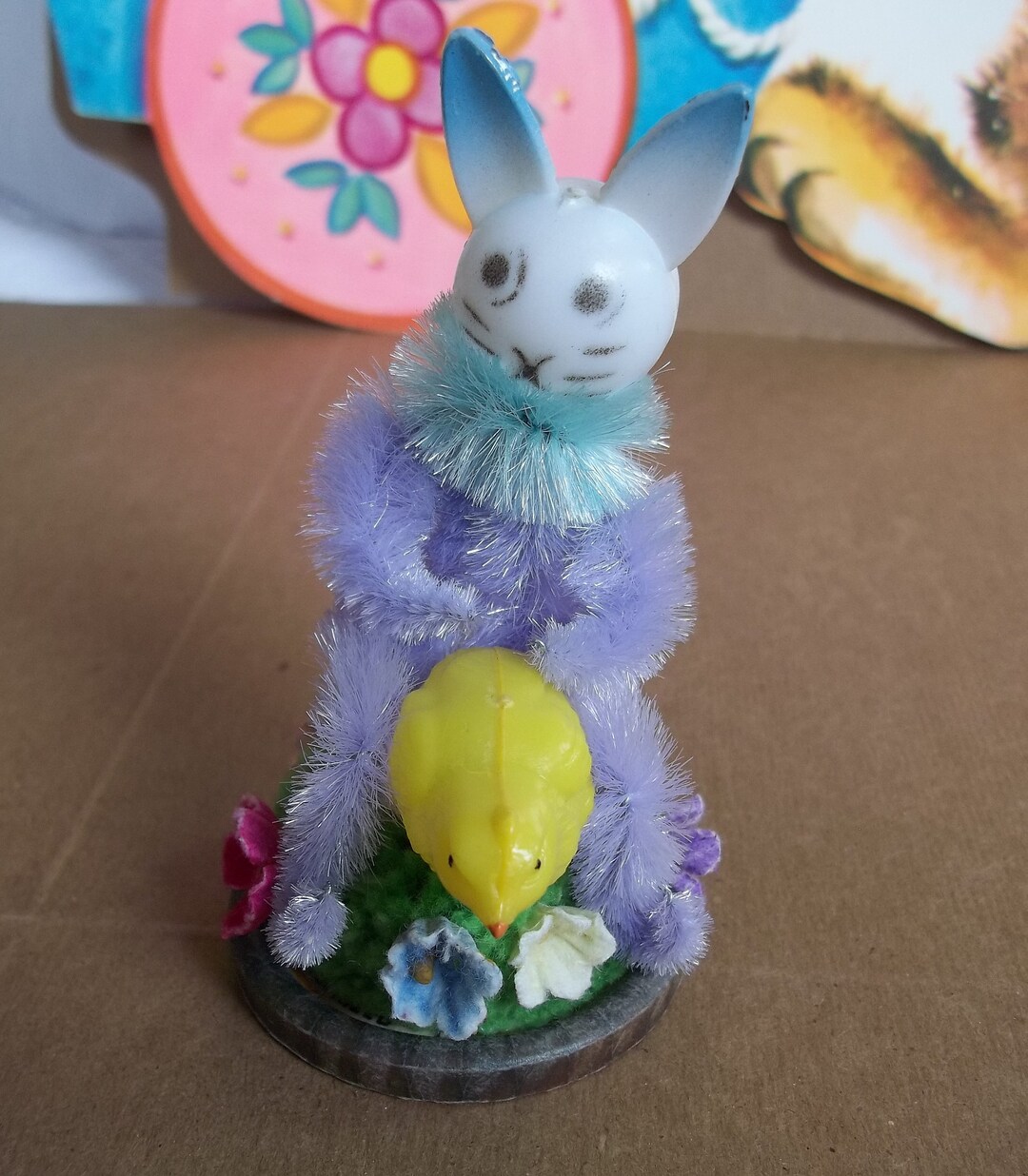 One Item / Handmade / Bump Chenille Bunny Rabbit / Bumpy Chenille ...