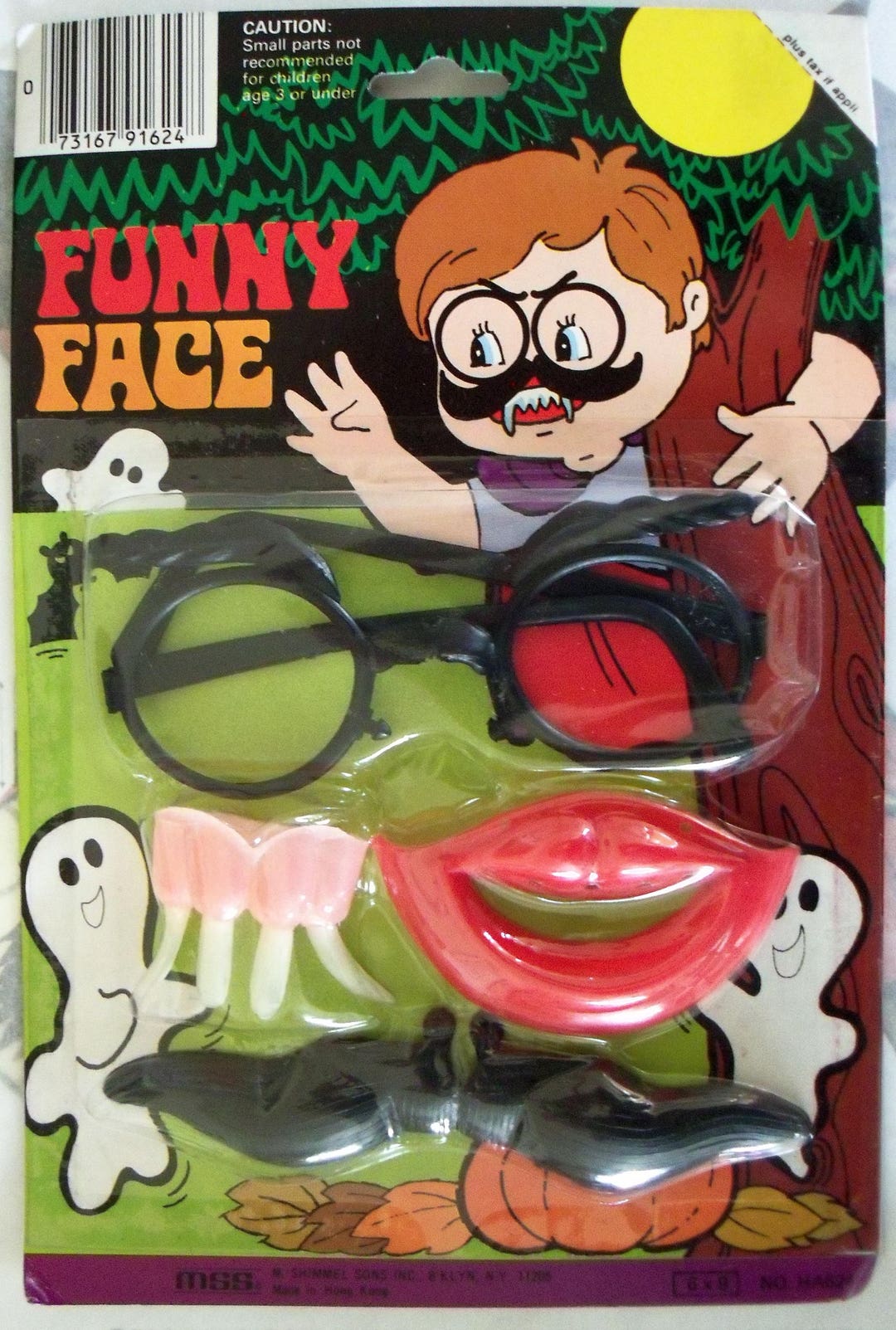Vintage Halloween Collectible / Funny Face Disguise Set / Child Size ...