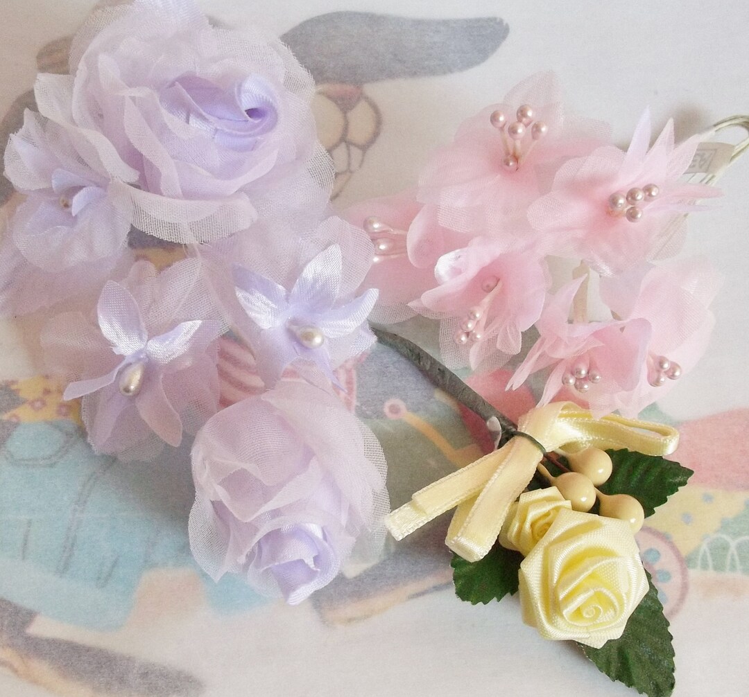 Vintage / Wedding Cake Topper Add-ons / Flowers / Corsage Fillers ...