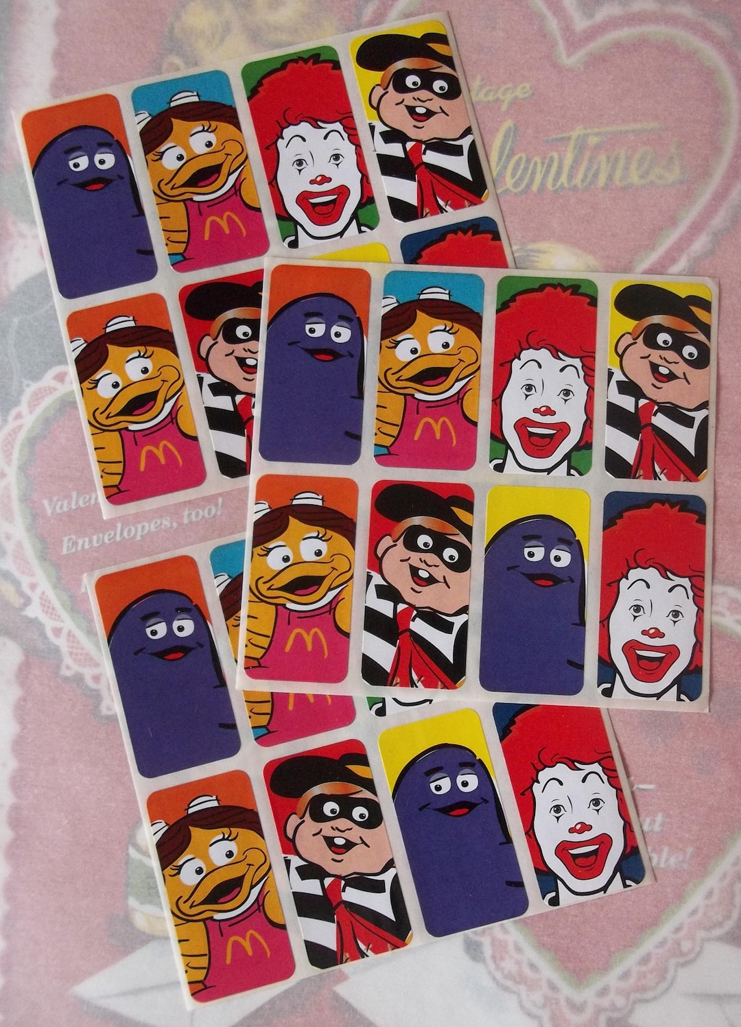 Vintage / Stickers / Three Sheets / Mcdonald's (R) Fast Food Restaurant ...