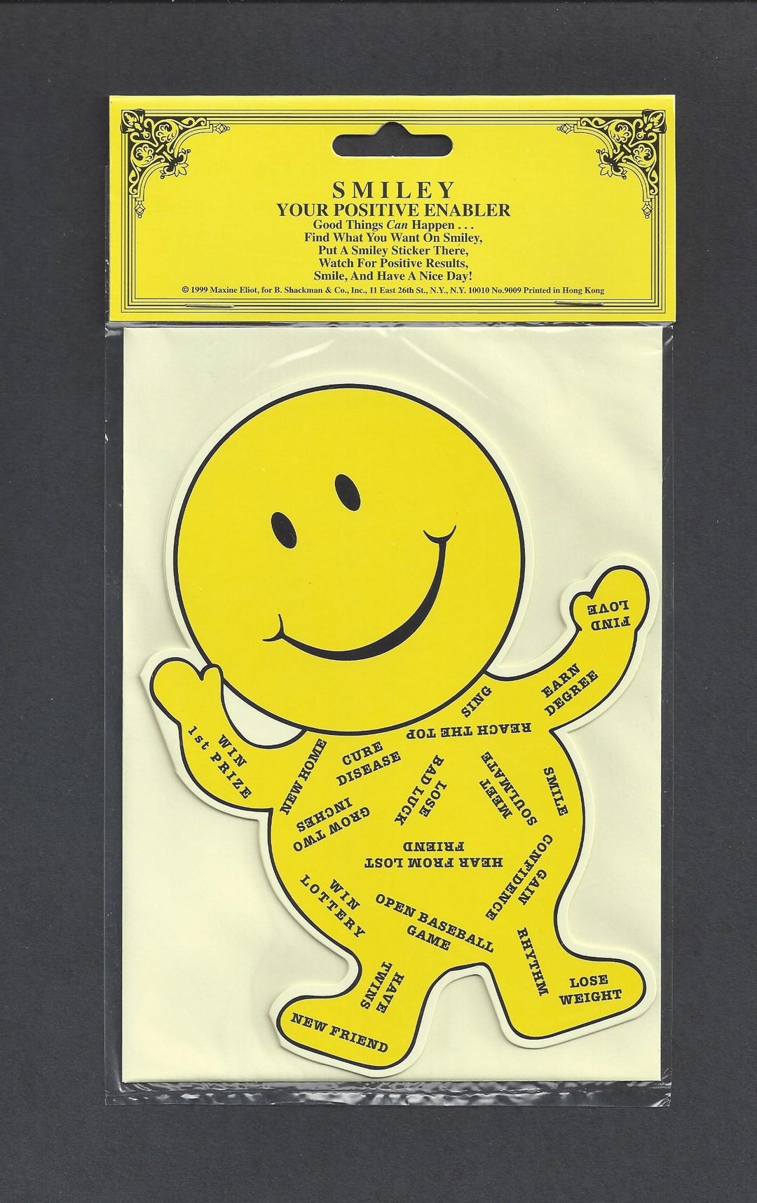 Vintage / Smiley Your Positive Enabler Greeting Card / Good Things Can ...