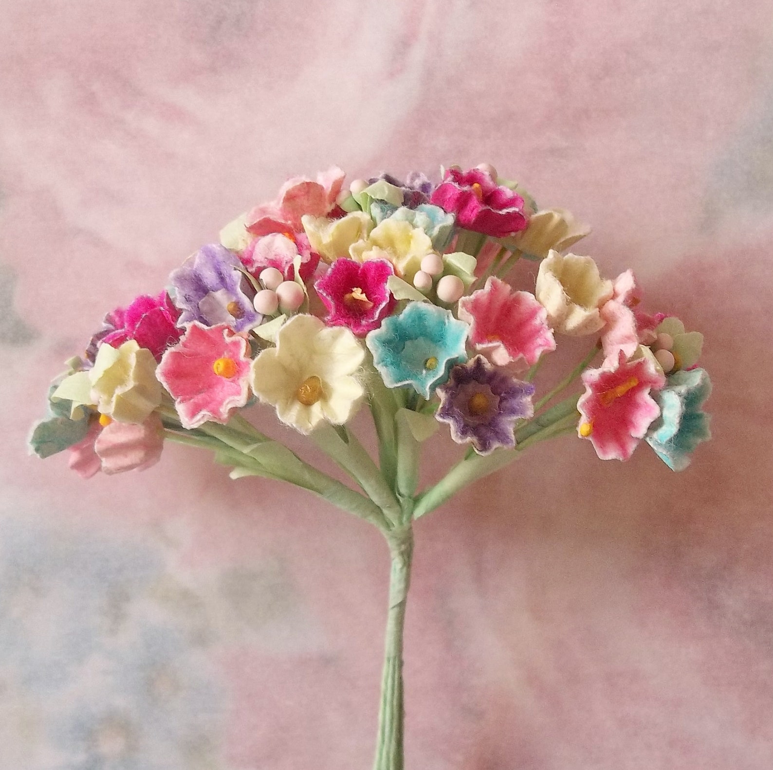 Vintage / Forget-me-not Flowers / Five Items / Bouquets / Millinery ...