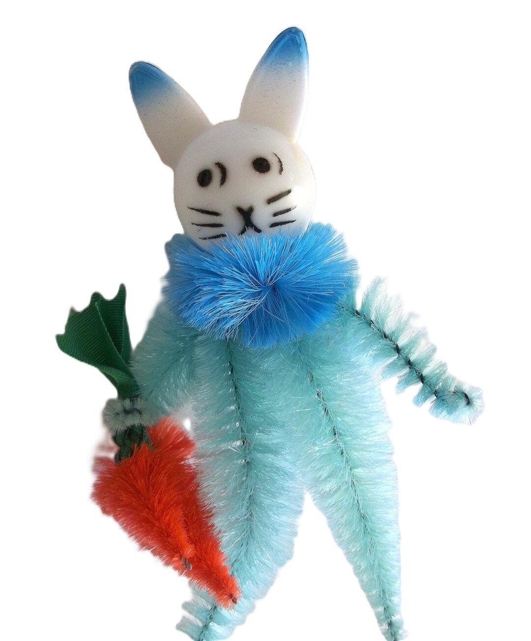 Handmade / Bump Chenille Bunny Rabbit / Bumpy Chenille / Vintage Craft ...