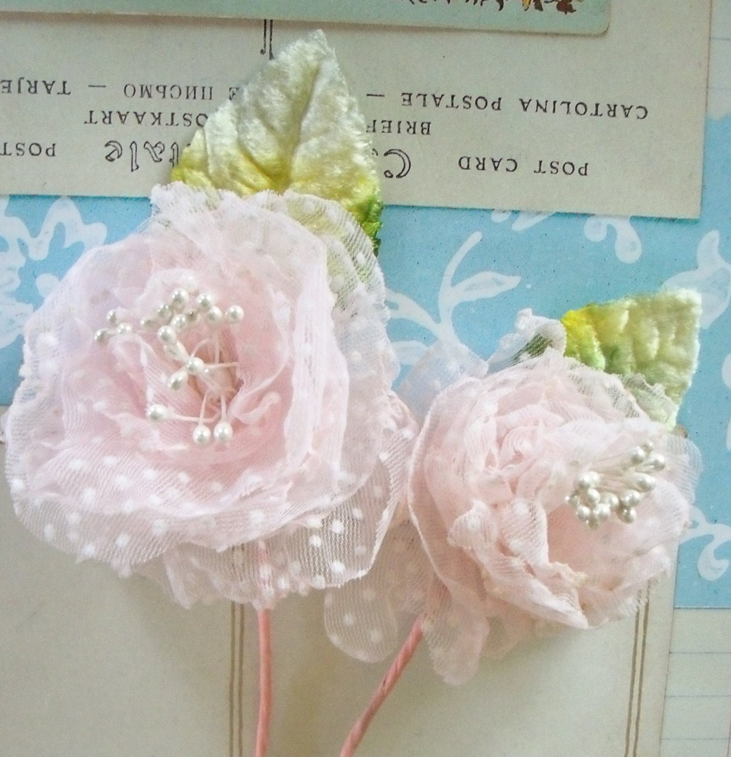 Vintage / Floral Pips-peps Flower Centers / Matte Gray Tipped - Etsy