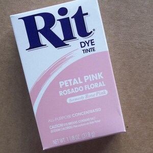 Rit (R) Dye Tint / Petal Pink / Rosado Floral - Etsy
