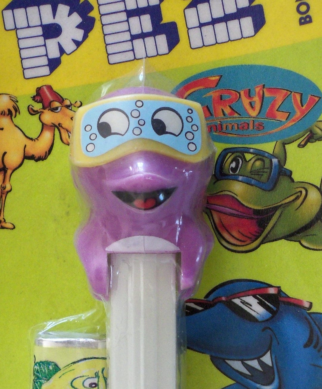 Vintage / PEZ Crazy Animals Octopus Candy Dispenser / Shrink-wrapped ...