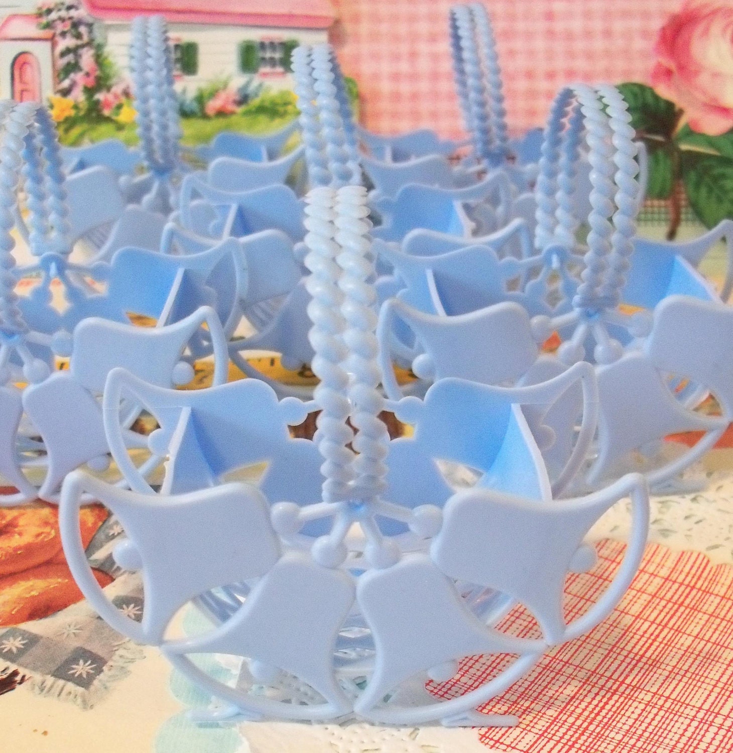 Six Items / Vintage / Plastic Nut Cup Party Favors / Bridal - Etsy