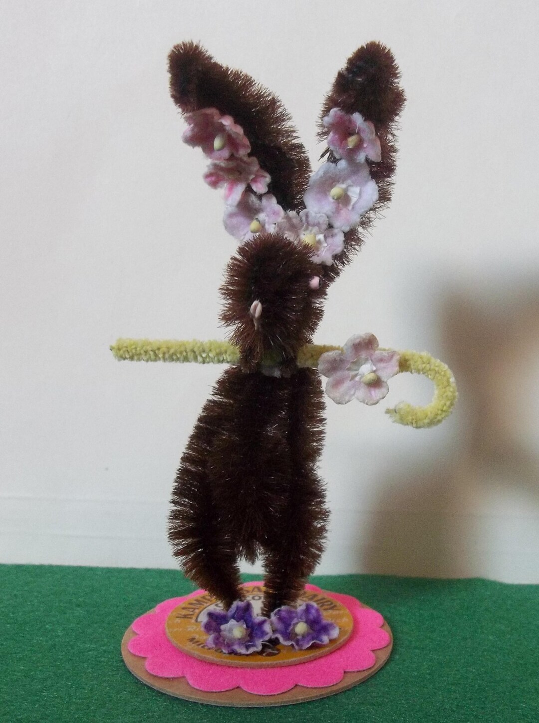 One Item / Handmade / Bump Chenille Bunny Rabbit / Bumpy Chenille ...