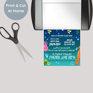 EDITABLE Under the Sea Invitation, Under the Sea Birthday Invitation ...