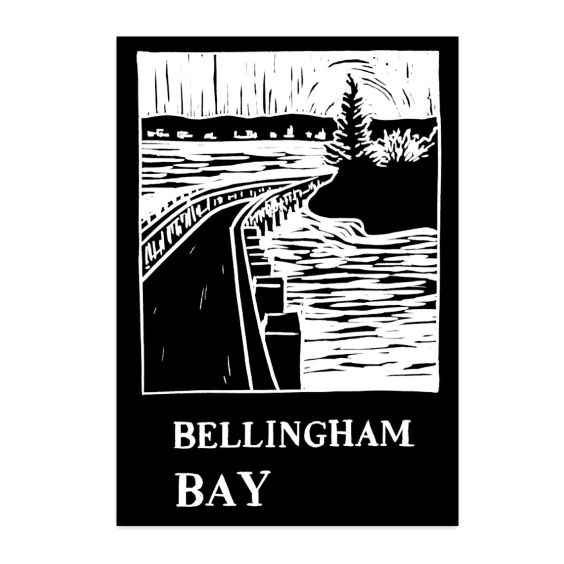 Vinyl Sticker Bellingham Bay Free Domestic Shipping - Etsy