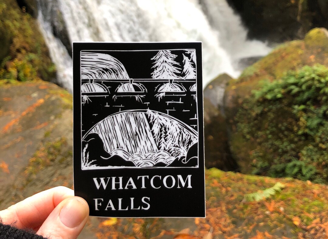 Vinyl Sticker Whatcom Falls Free Domestic Shipping - Etsy