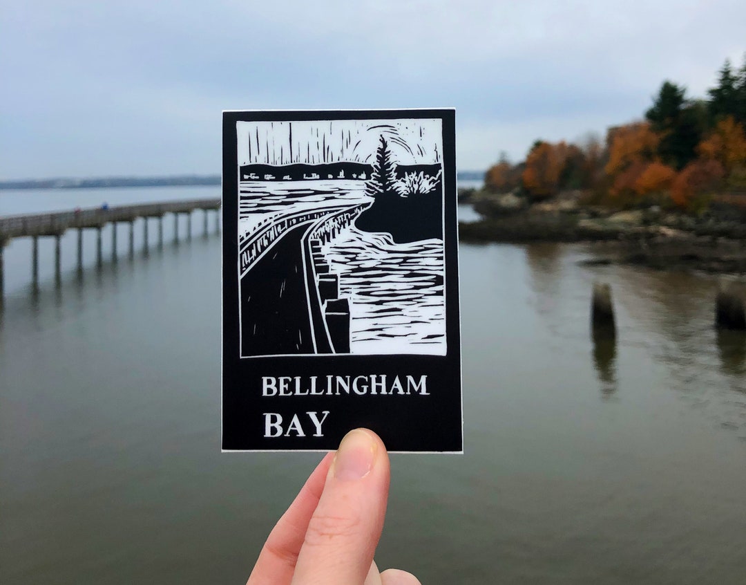 Vinyl Sticker - Bellingham Bay - Free Domestic Shipping - Etsy
