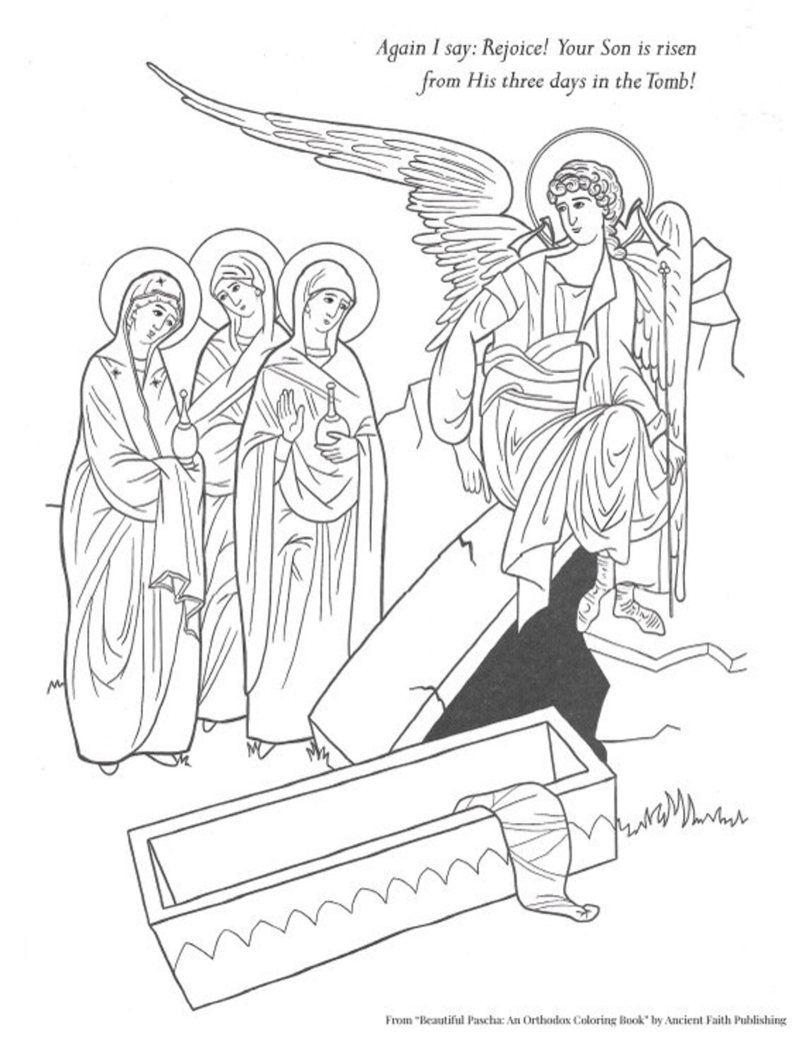 Holy Week and Pascha Coloring Pages From “beautiful Pascha: an Orthodox ...