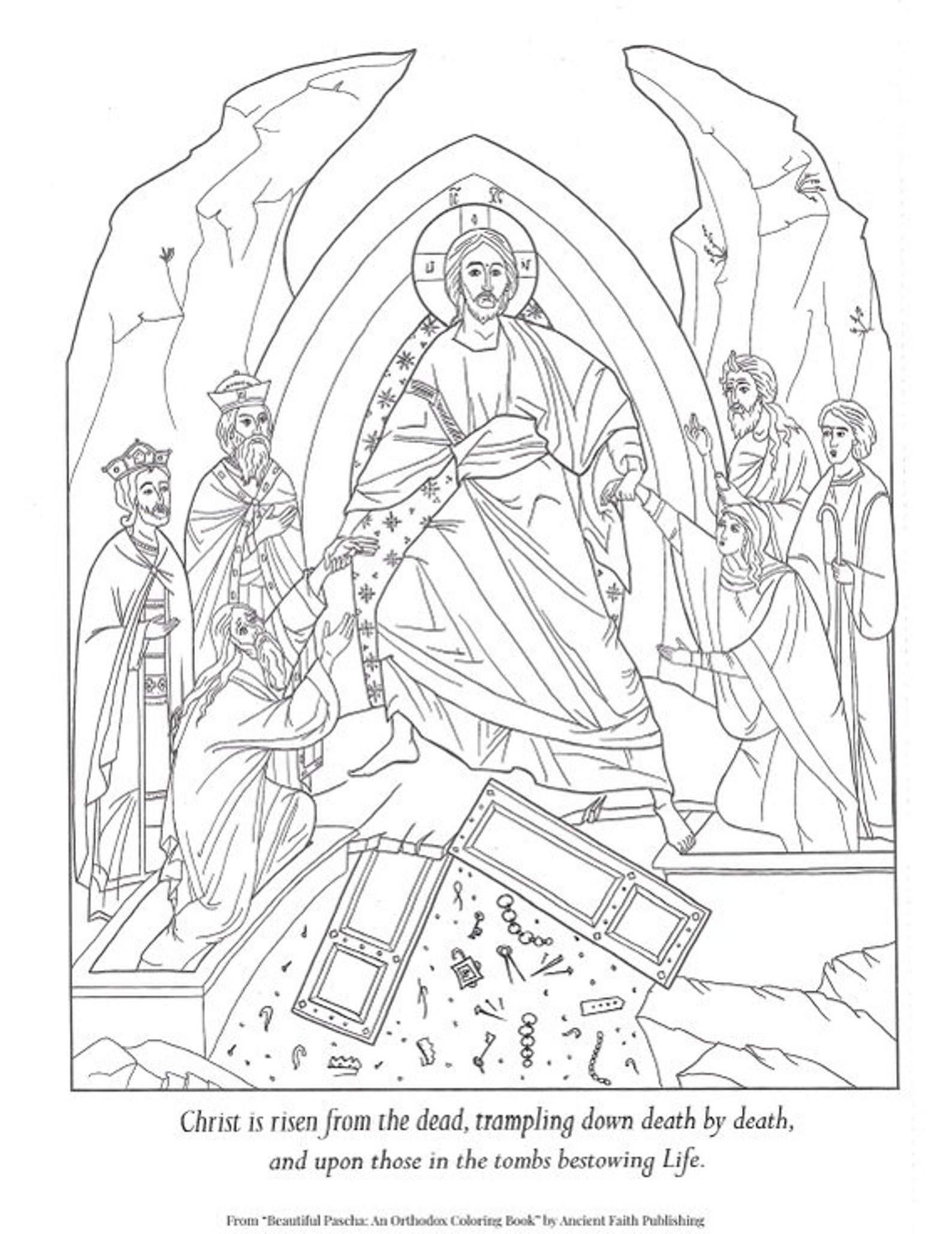 Holy Week and Pascha Coloring Pages From “beautiful Pascha: an Orthodox ...