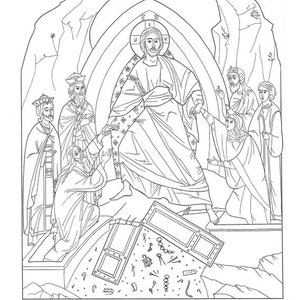 Holy Week and Pascha Coloring Pages From “beautiful Pascha: an Orthodox ...