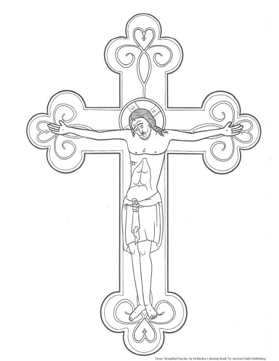 Holy Week and Pascha Coloring Pages From “beautiful Pascha: an Orthodox ...