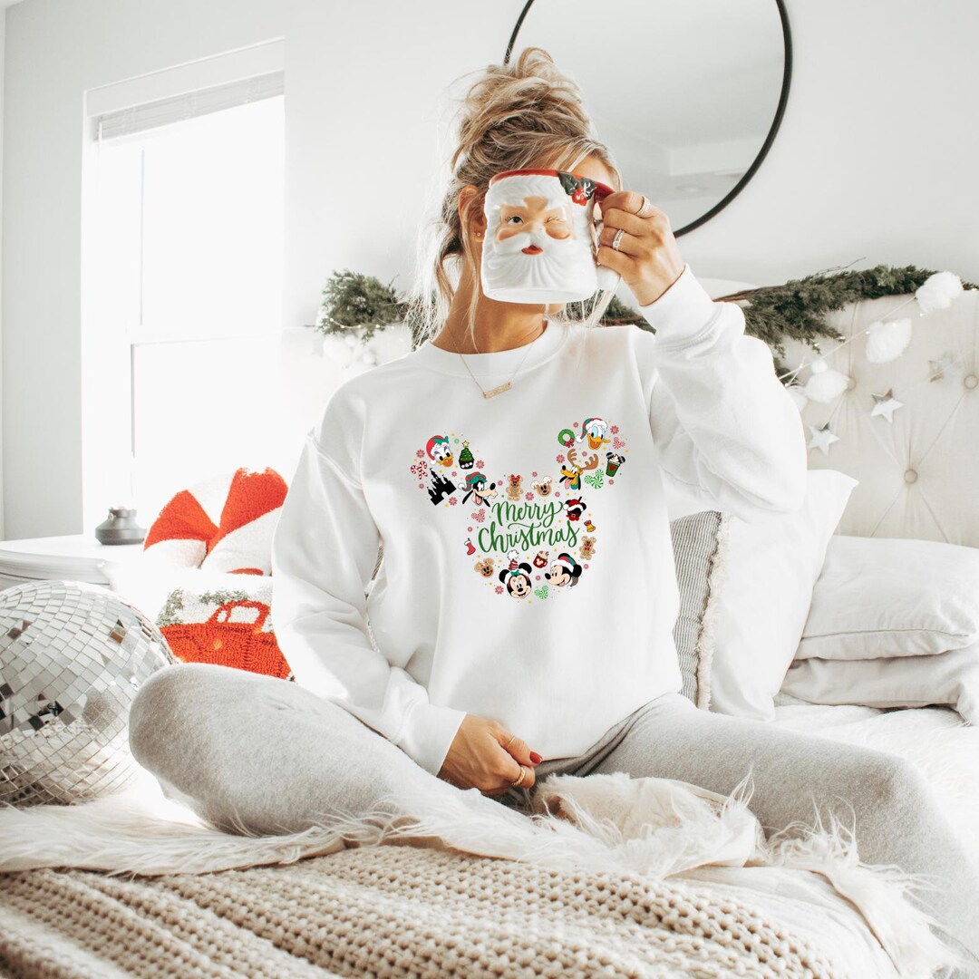 The Season Little Disney Characters, Disney Merry Christmas Sweatshirt ...