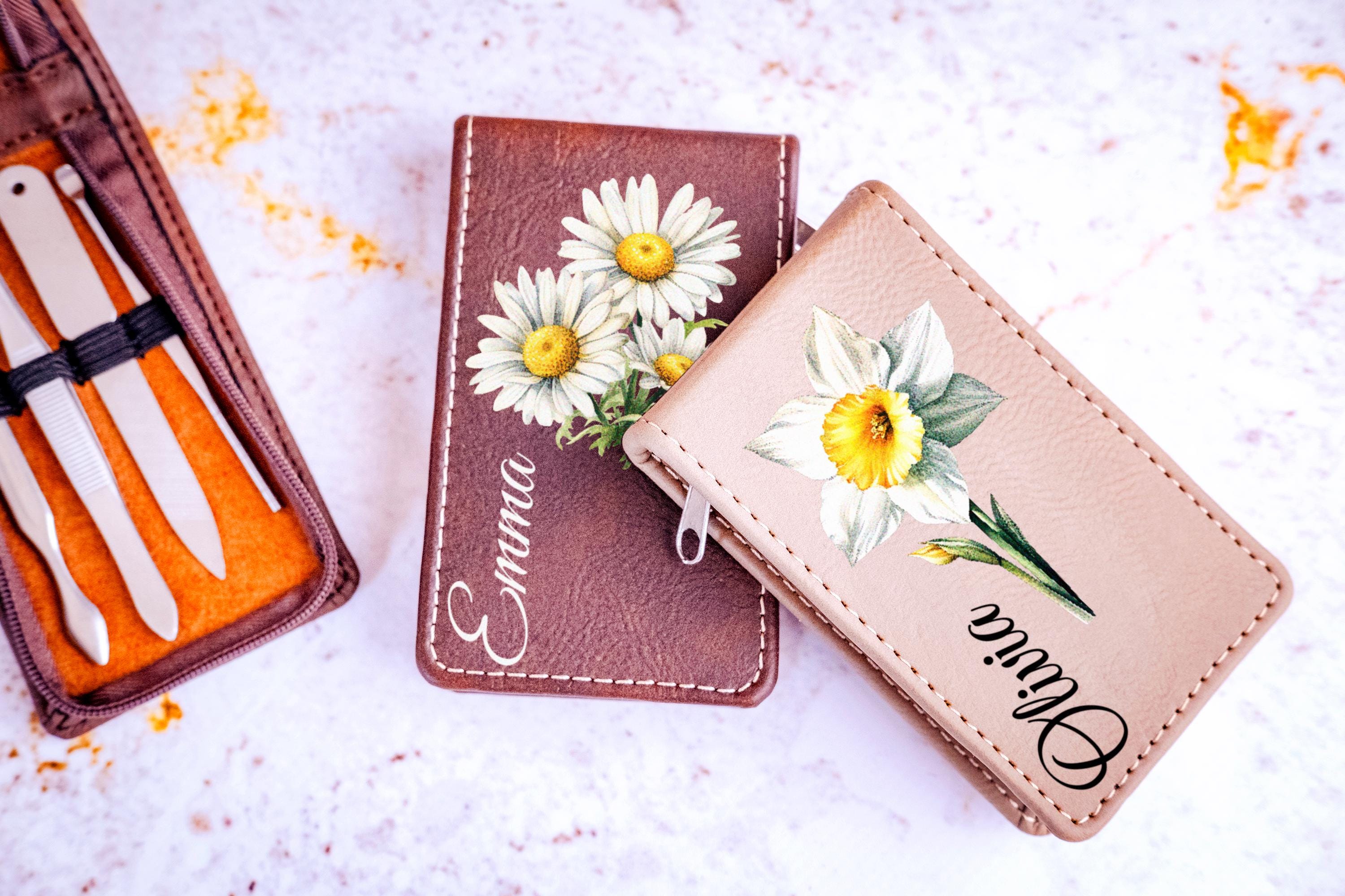 Custom Birth Flower Nail Kit, Professional Manicure and Pedicure Set ...