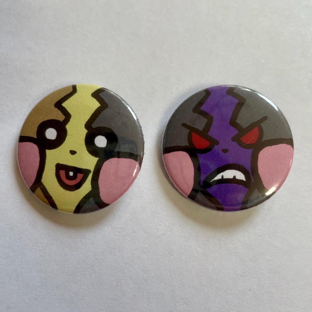 Pokémon Face Buttons Morpeko Set - Etsy