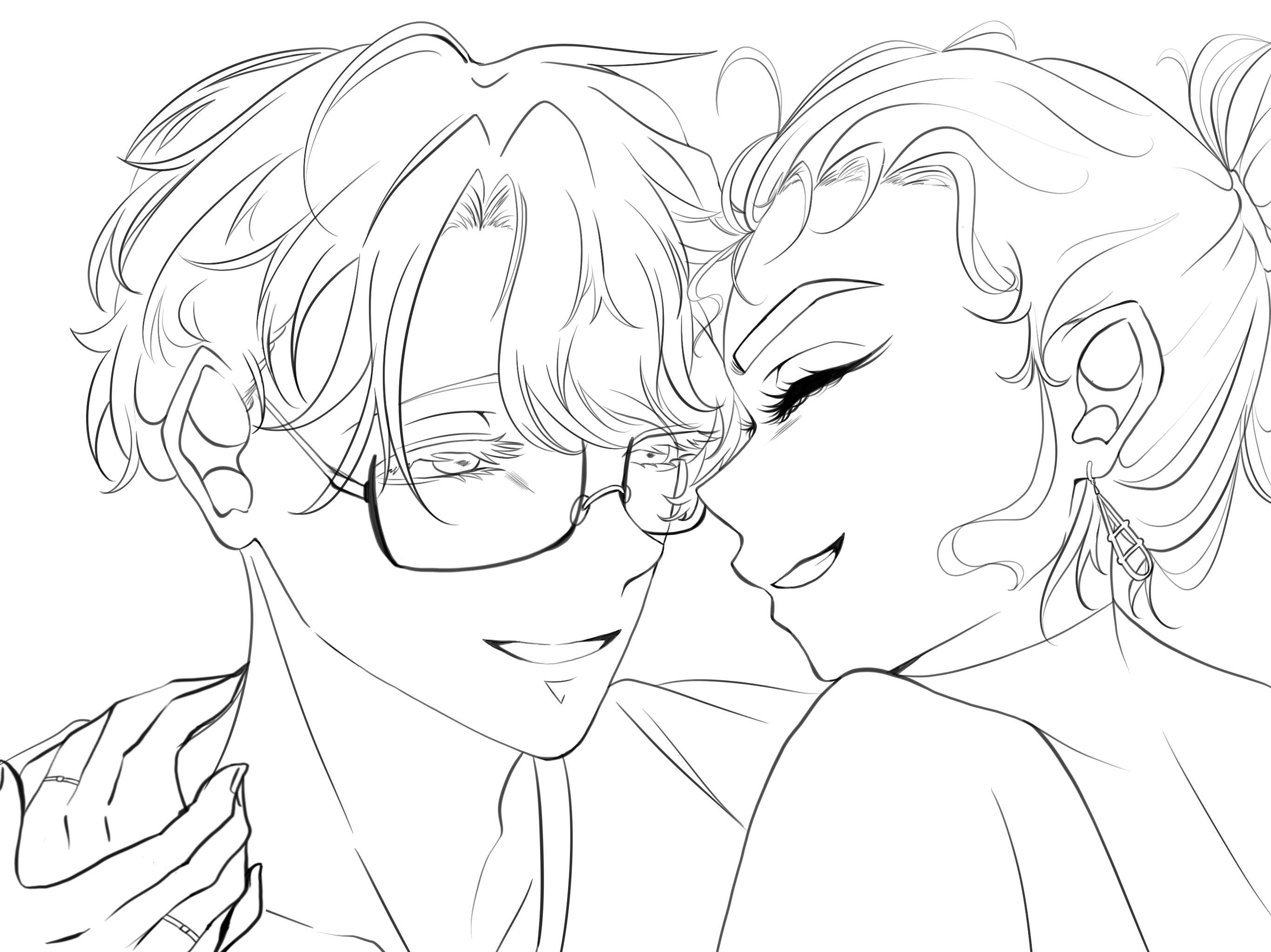 Alien Stage Luka & Hyuna Fanart Print - Etsy