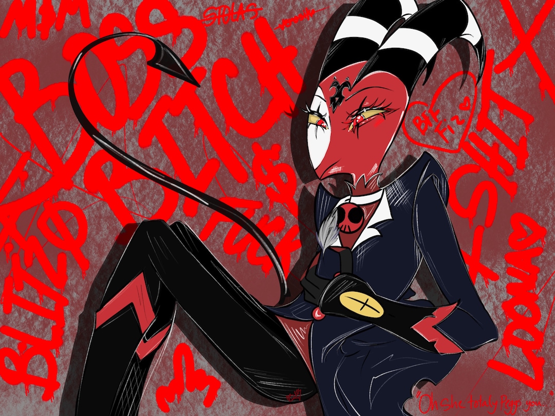 Helluva Boss Blitzo Fanart Print - Etsy