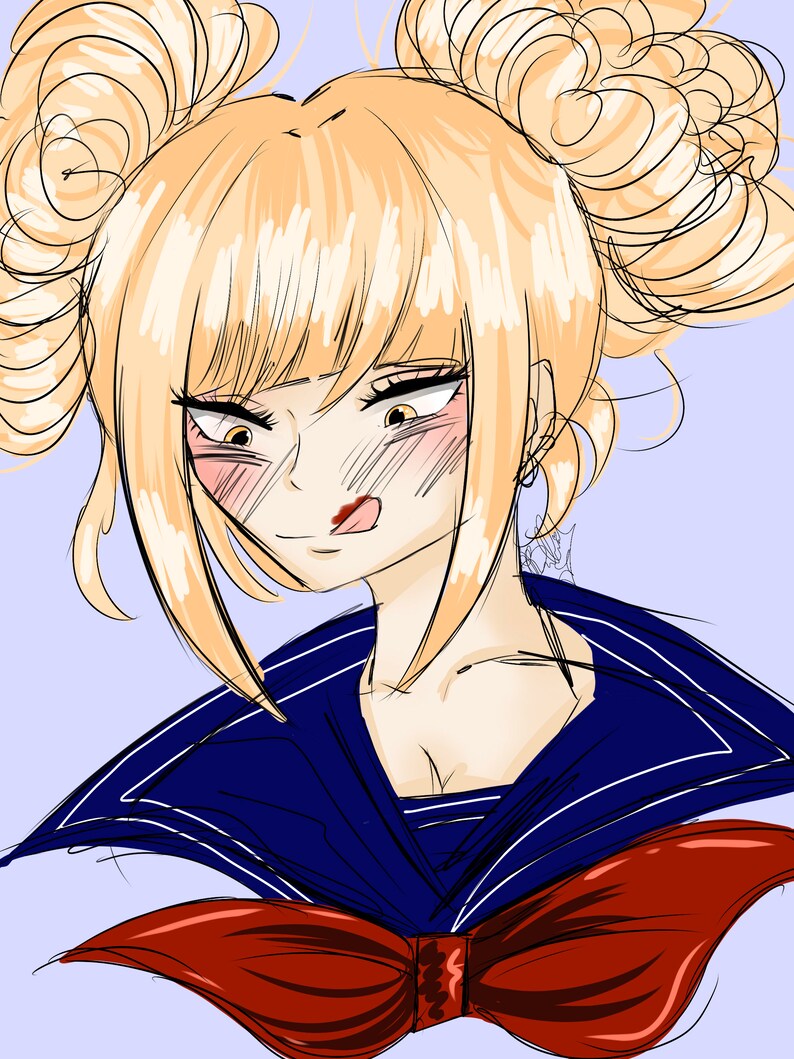 My Hero Academia Himiko Toga Fanart Print - Etsy