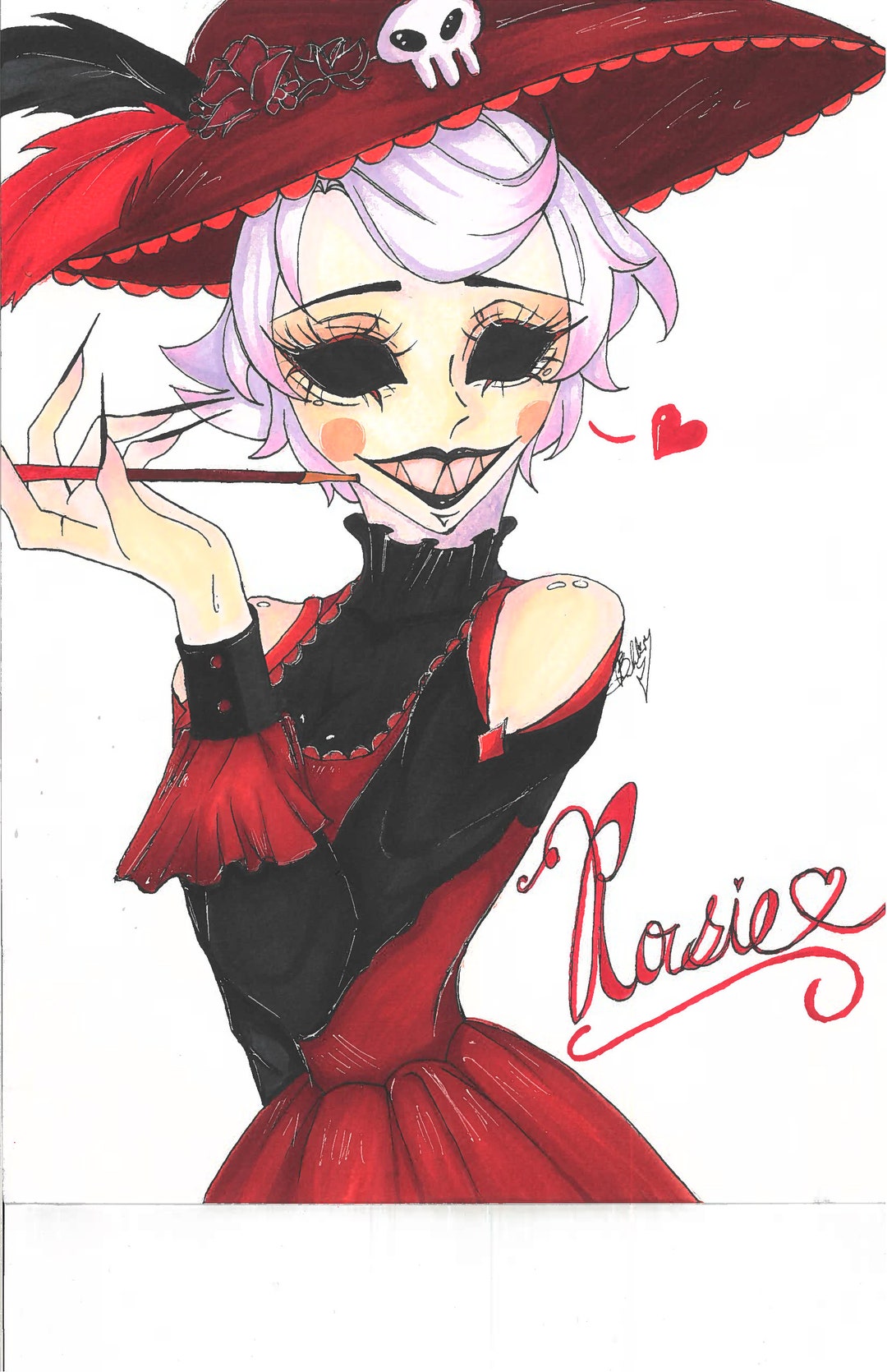 Hazbin Hotel Rosie Fanart Print - Etsy
