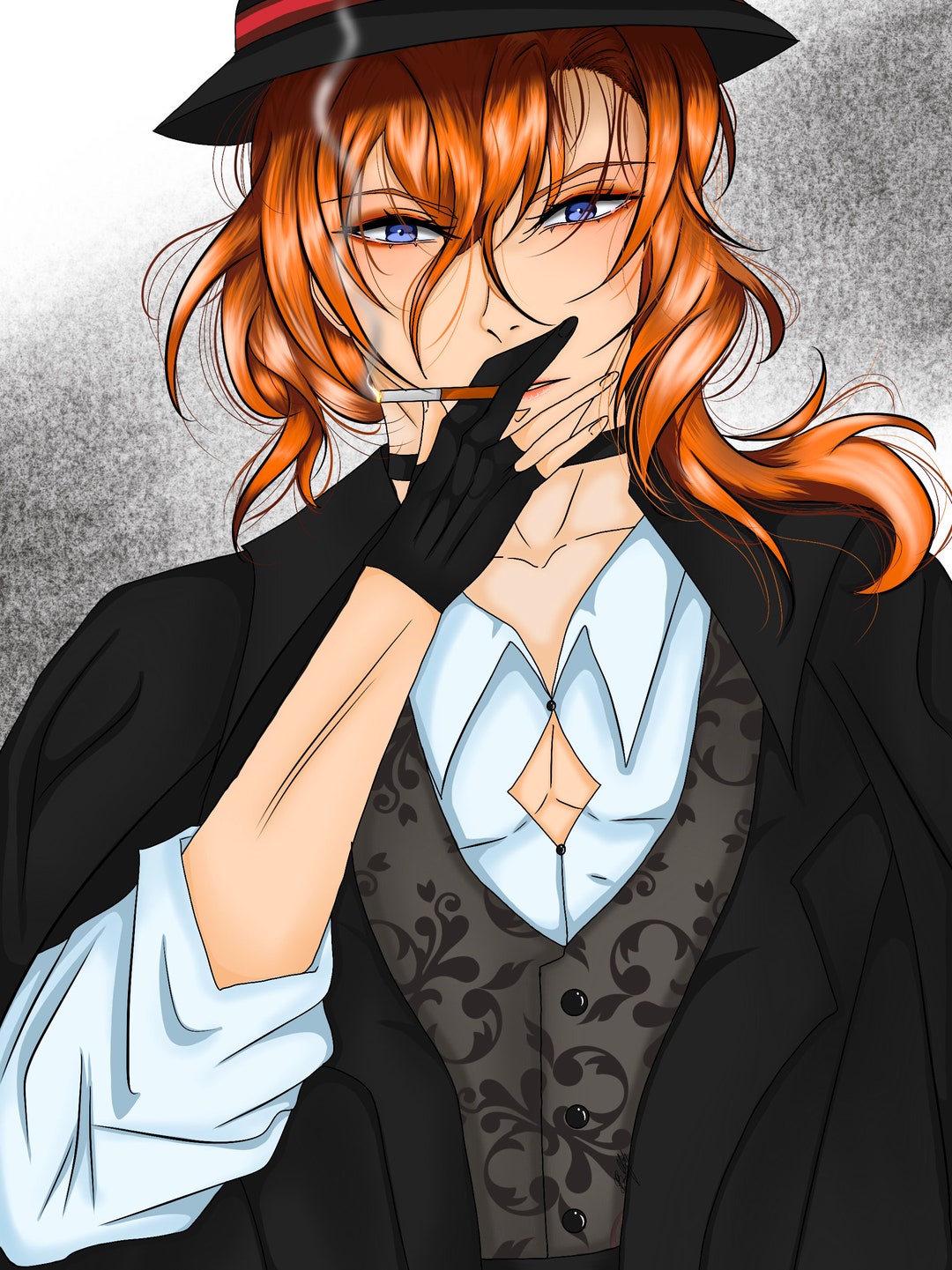 Bungo Stray Dogs Chuuya Fanart Print - Etsy
