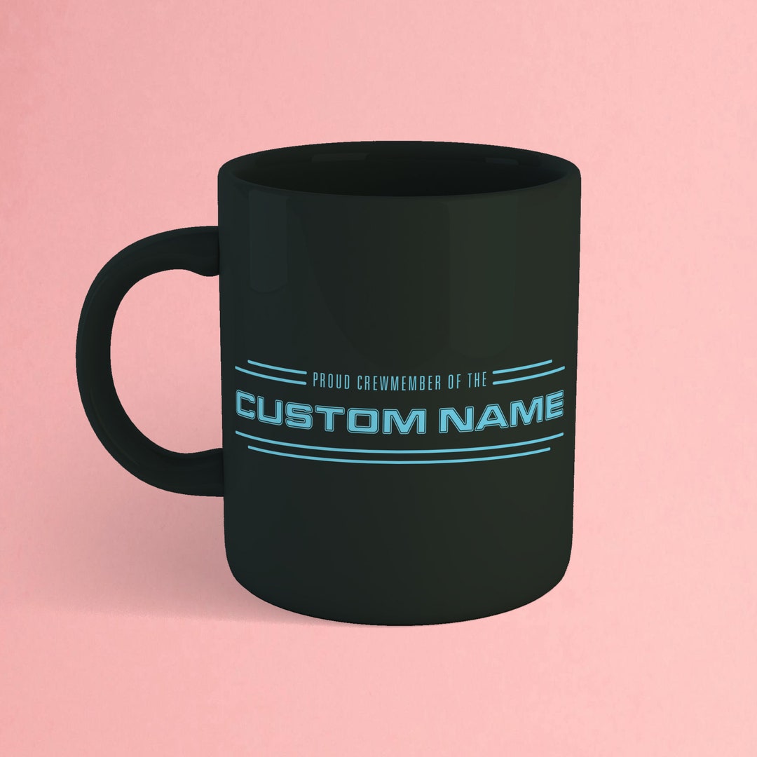 Custom Ship Name Mug, Star Trek, Star Trek Mug, Sci-fi, Science Fiction ...