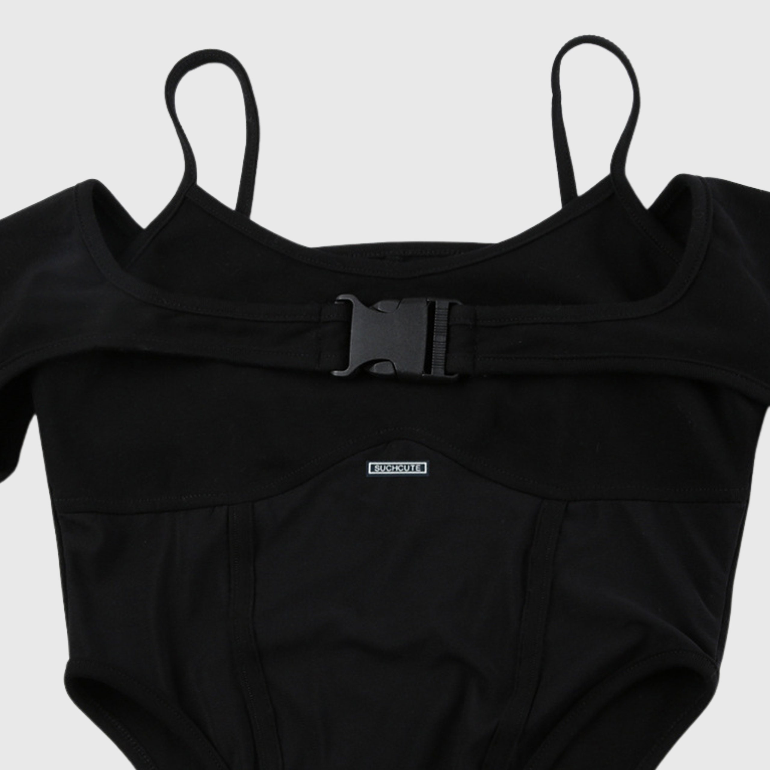 Black Gothic Mesh Cut Out Bodysuitblack Thong Bodysuitsrave Party Bodysuitsbuckle Bodysuit