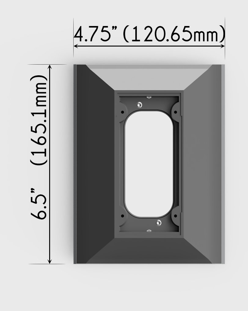 Adapter Plate for Ring Battery Doorbell (2024, 5F97F2) — 6.5"×4.75 ...
