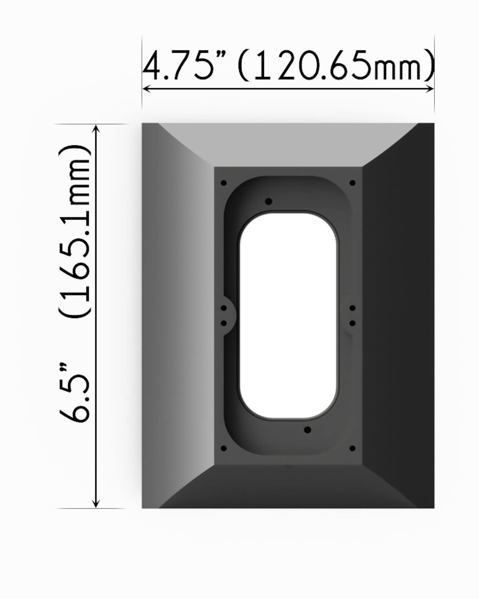 Ring Battery Doorbell PRO/PLUS Adapter Plate Nutone and M&S Intercom. Hidden Screws. Retrofit ...