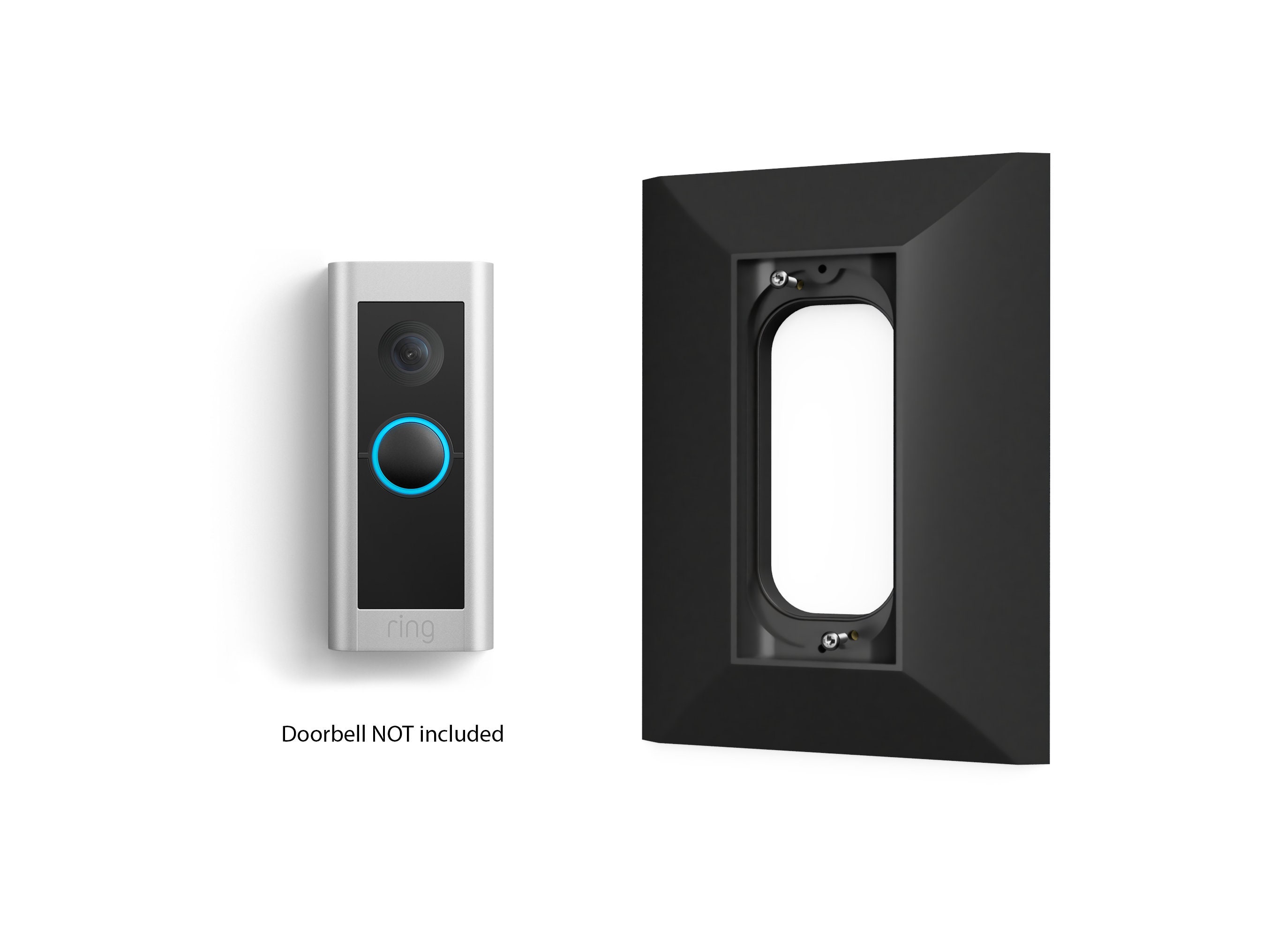 Adapter Plate for Ring Wired Doorbell Pro (pro 2) — 6.5"×4.75" Nutone/m ...