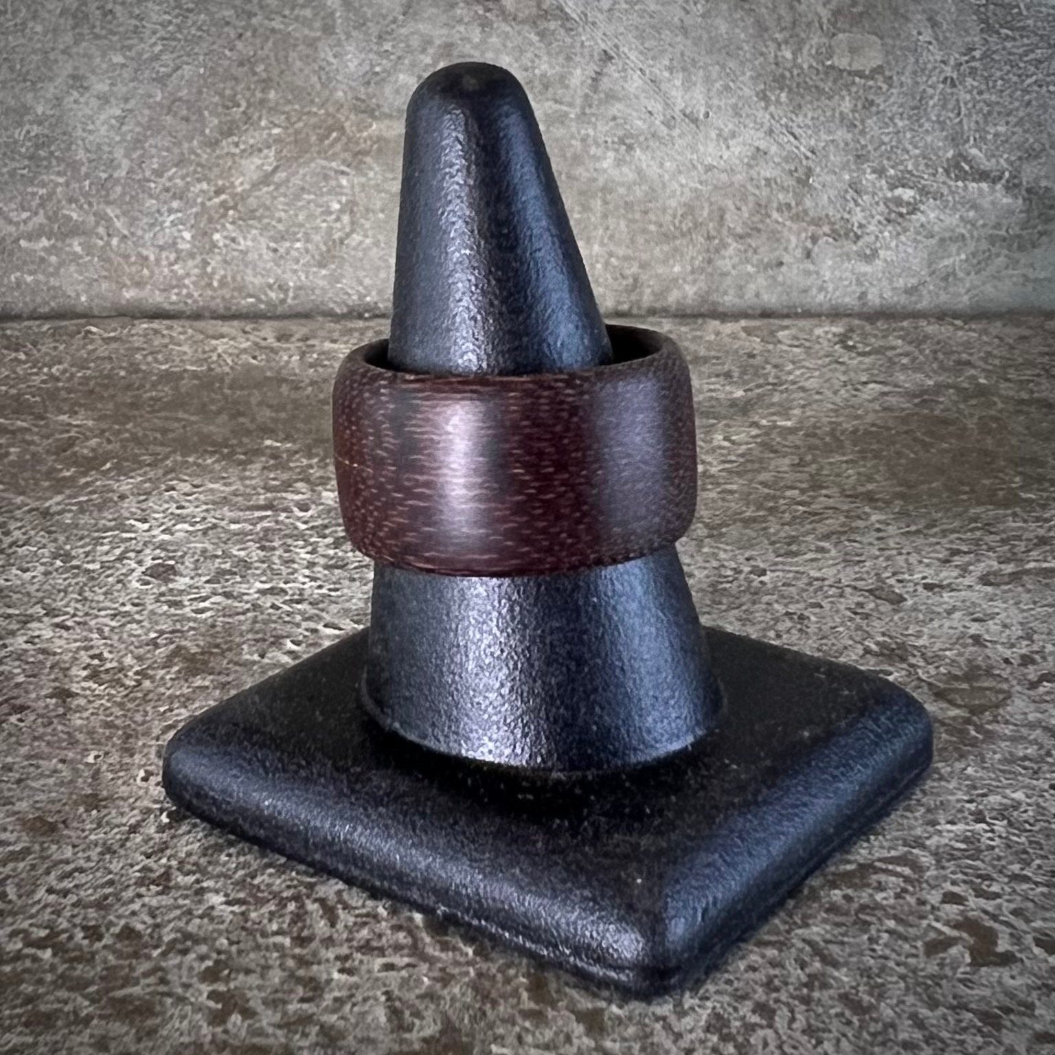 Hand Turned Vintage Canvas Micarta Ring Size 10 - Etsy