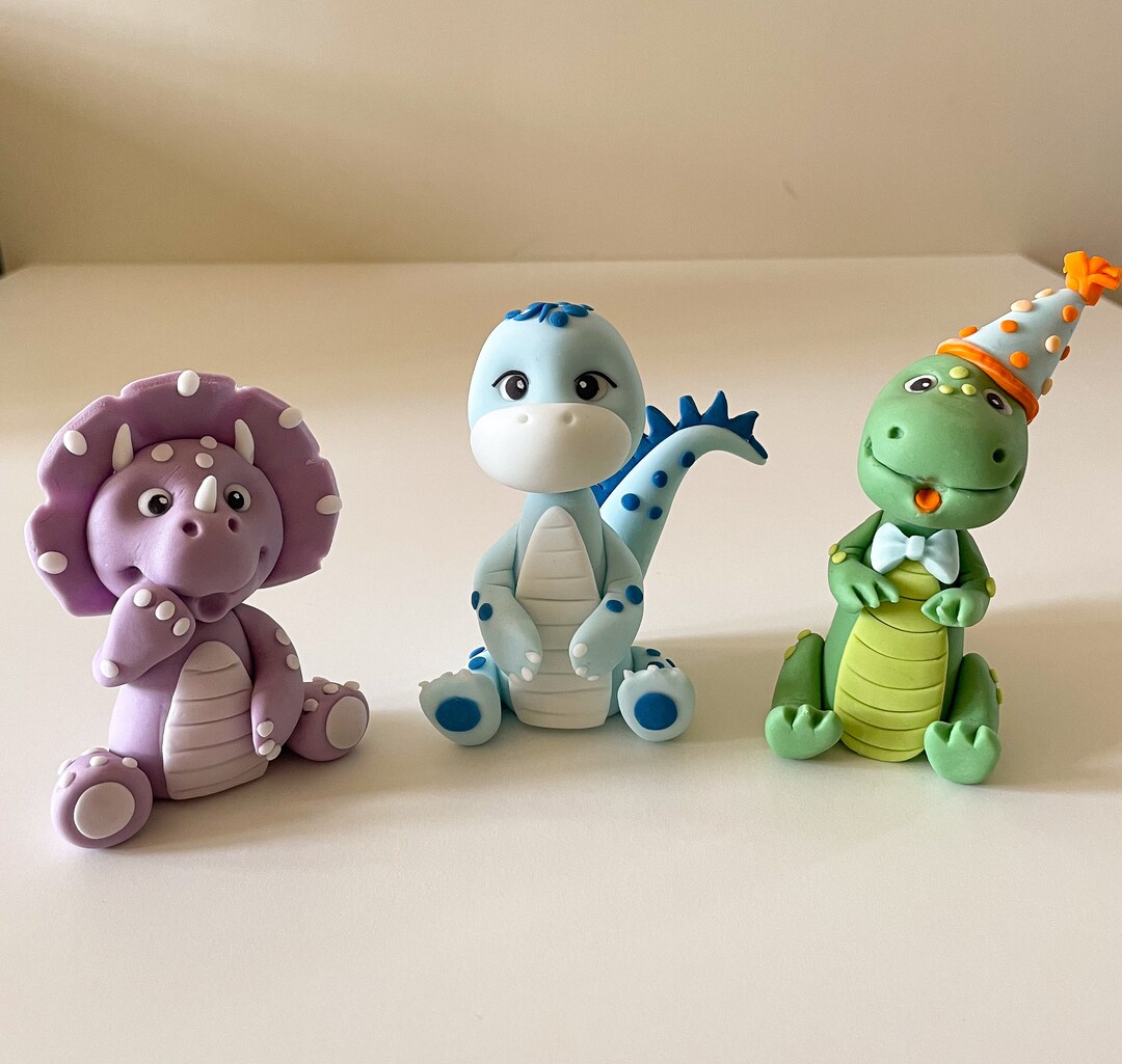 Dinosaurs Cake Toppers - Etsy