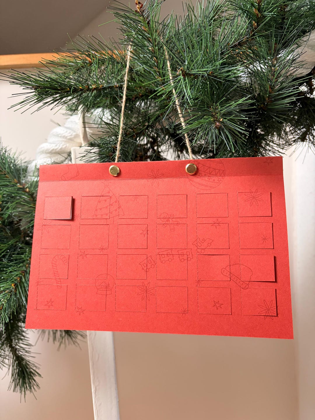 Self-designed Blank Advent Calendar for Personalizing - Etsy