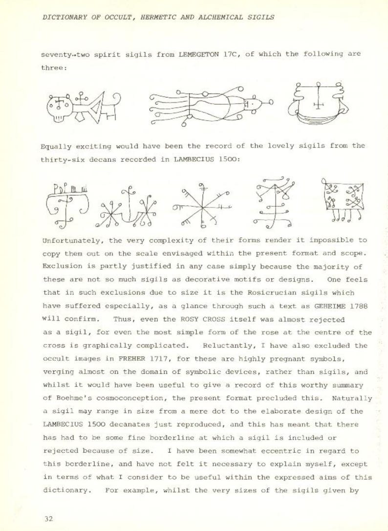 Forbidden Witchcraft Dictionary of Sigils and Symbols, Occult Hermetic ...