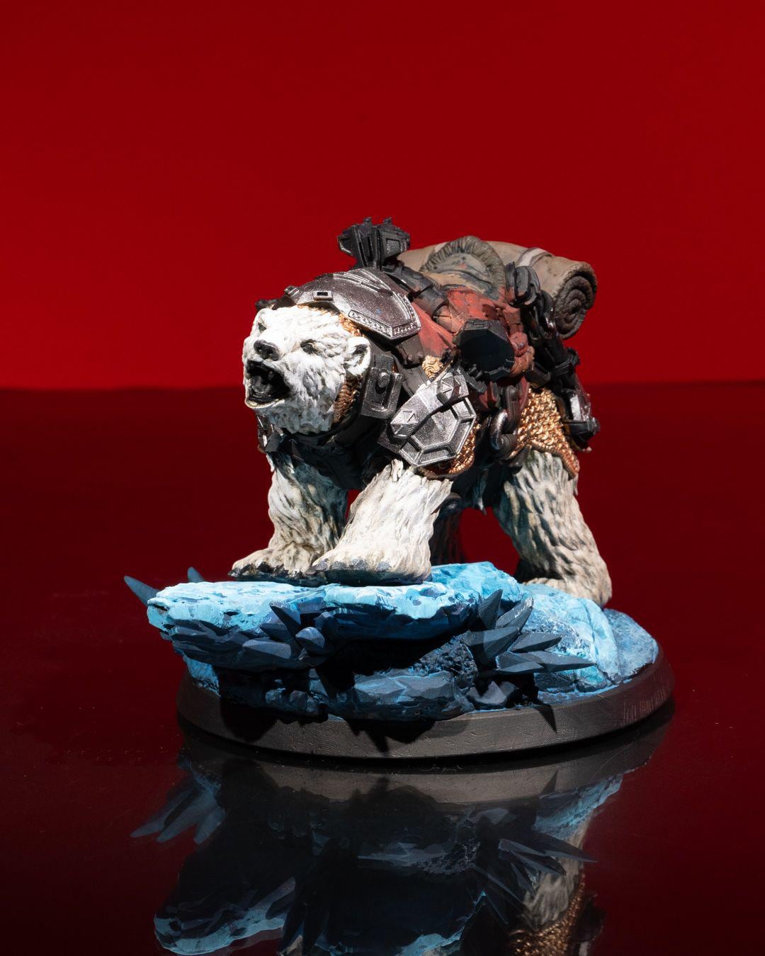 Armoured Bear - Dnd Miniature - RPG Fantasy - Desert Campaign - Ice ...