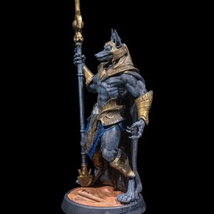 Jackal General - Dnd Miniature - RPG Fantasy - Desert Campaign - Monster - Egyptian - Etsy