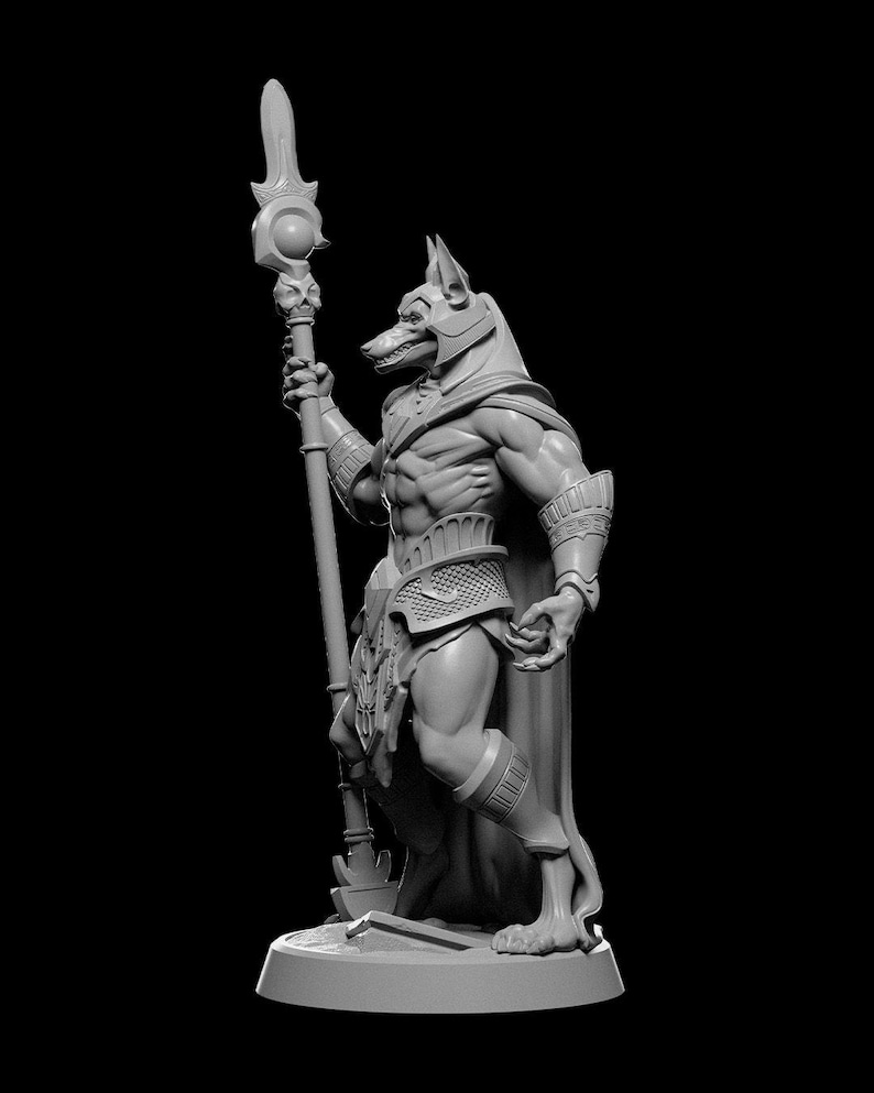Jackal General Dnd Miniature RPG Fantasy Desert Campaign Monster Egyptian - Etsy
