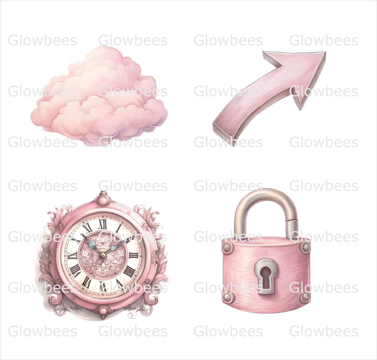 20 Girly Tech Icons Design Elements Vtg Computer Programmer Bundle Web ...