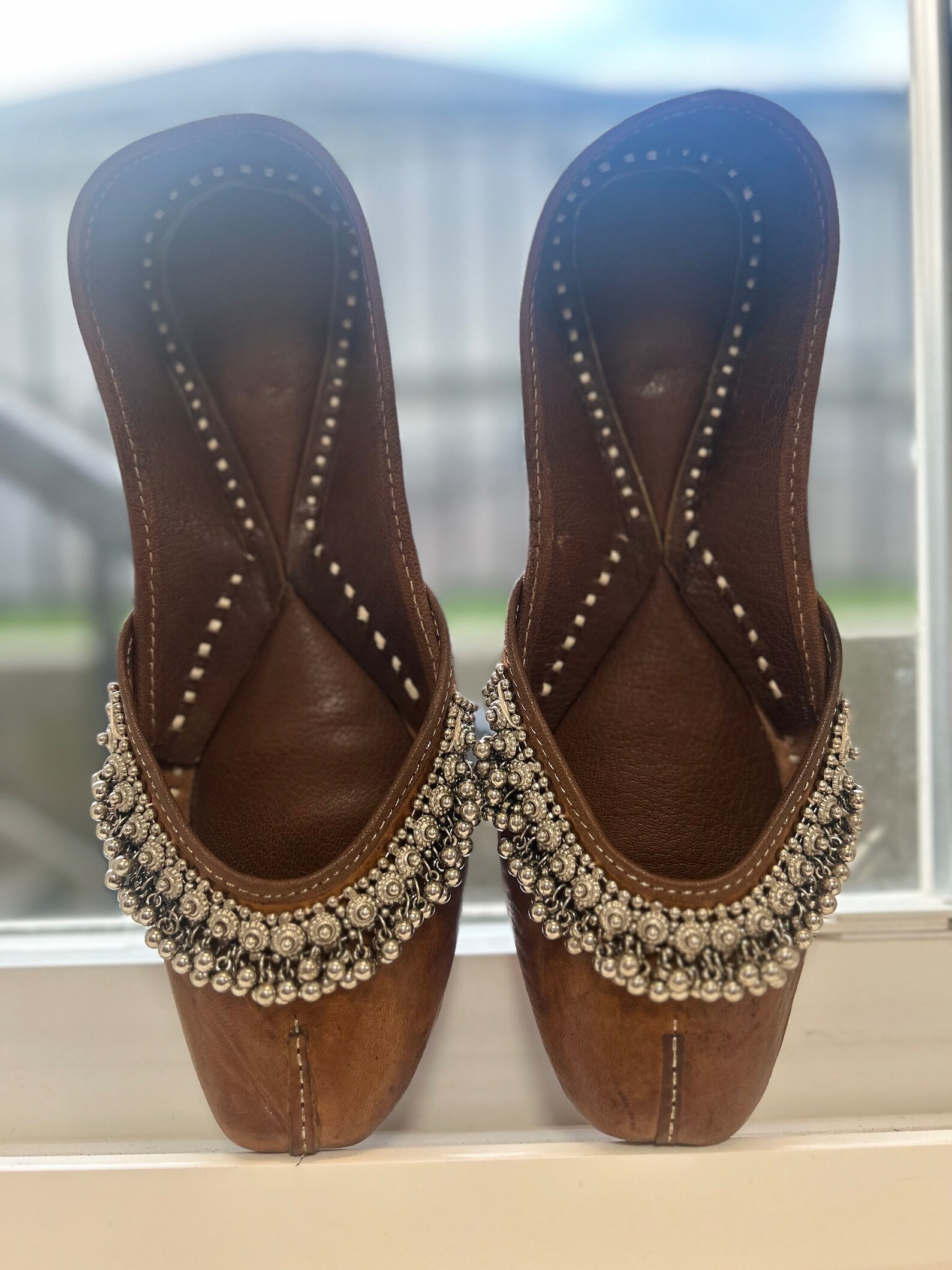 Punjabi Jutti Indian Embellishment Ghungroo Ethnic Sandal Khussa ...