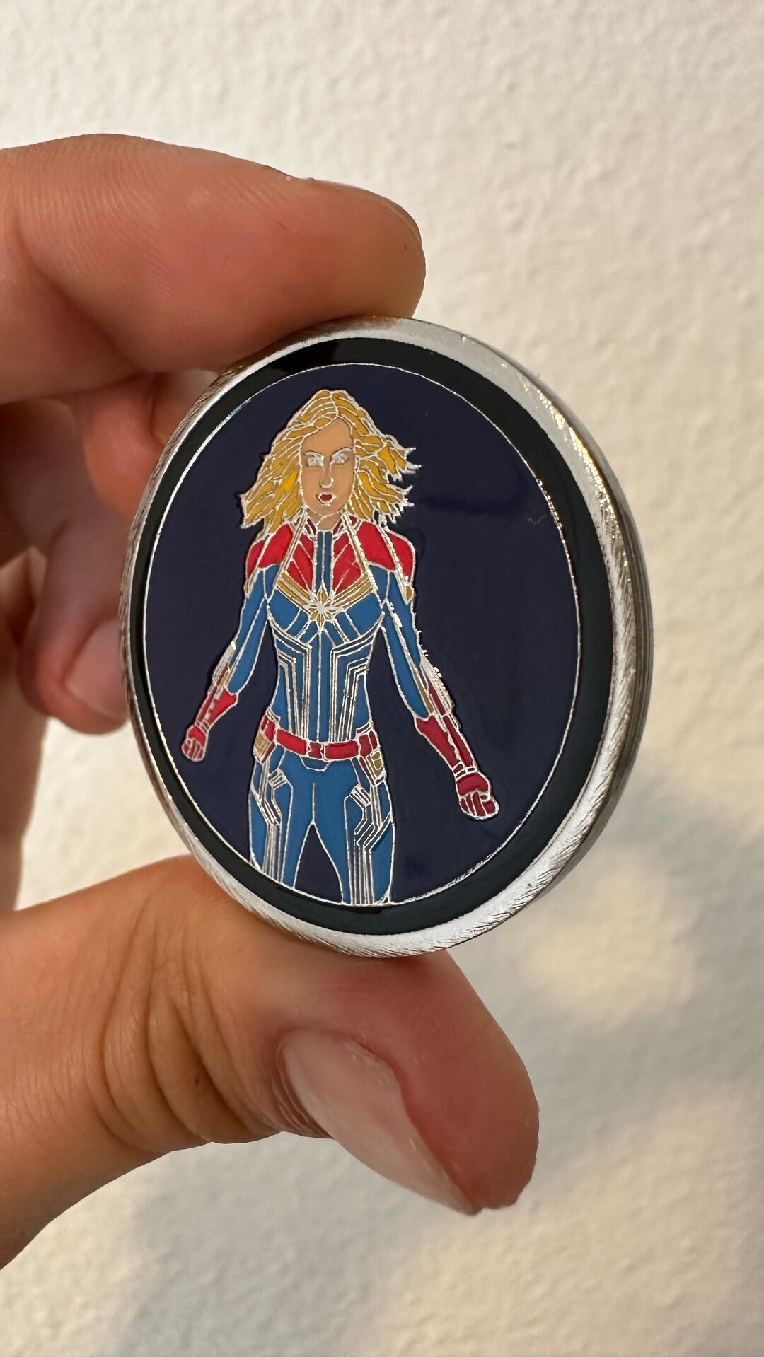 Captain Marvel Inspired Collectible Coin Superhero Fan Gift - Etsy