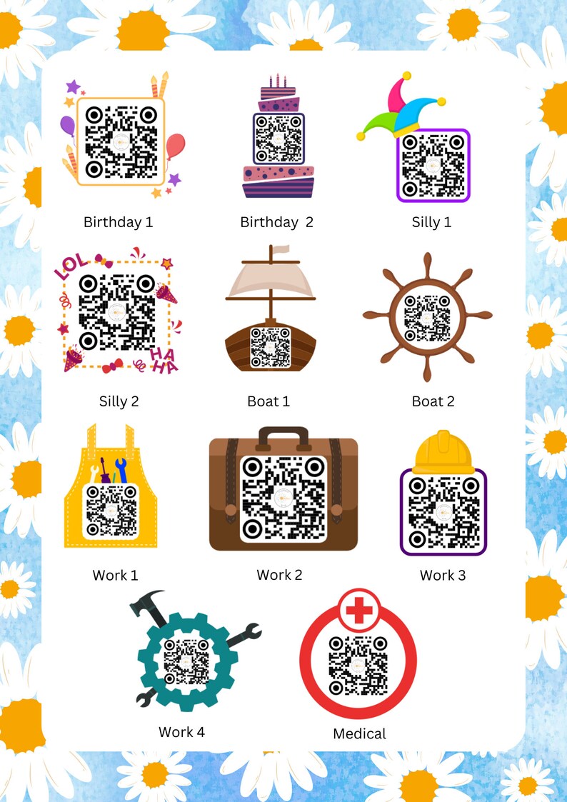 Heat Transfer Iron on Safety QR Code - Etsy